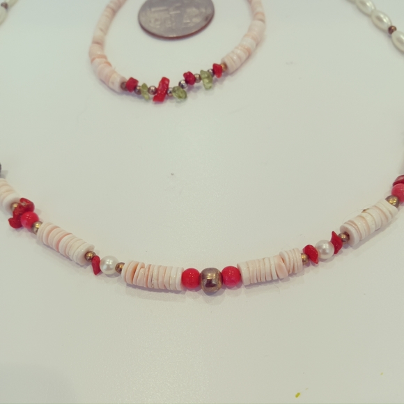 Puka | Jewelry | Puka Stones Choker Necklace Bracket Set | Poshmark